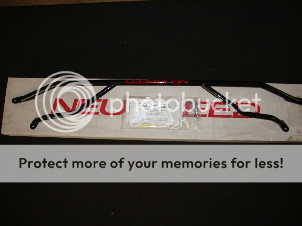 Neuspeed upper strut tie bar | VW Vortex - Volkswagen Forum